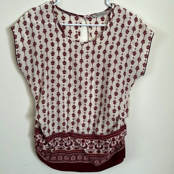 Papaya | Tops | Papaya Patter Shirt | Poshmark